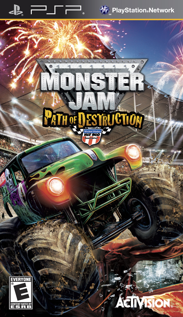 PSP Games: [PSP] Monster Jam Path Of Destruction (2010) | ISO | 170 MB