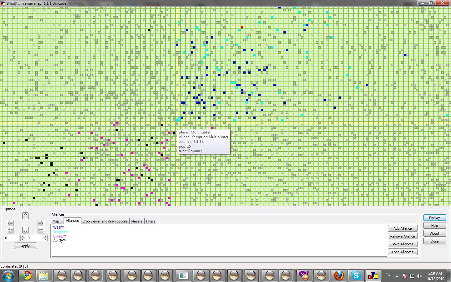 amroll's travian guide: Bandit's Travian Map
