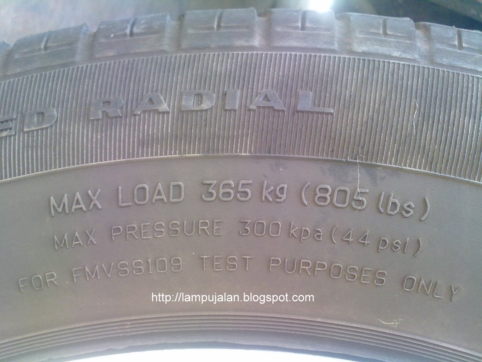 PakCik Chomy ﴾ڤقچئ چوماي﴿: MENGENAL TAYAR ANDA