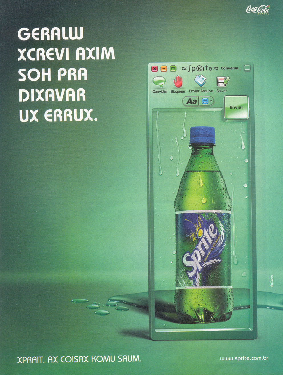 Entrecruzando Discursos: Elementos da AD na propaganda do SPRITE