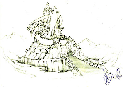 Satya Prabhakar - Concept Art: Snake Mountain