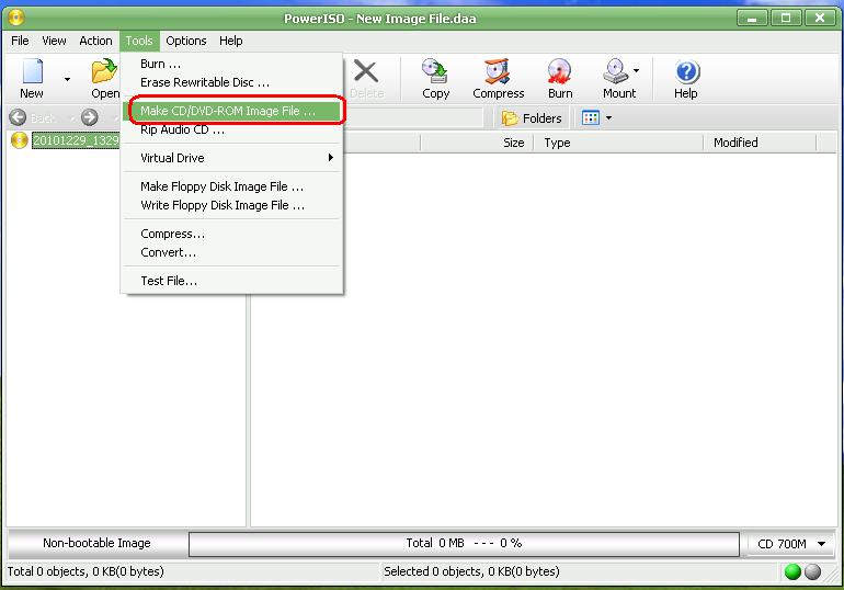 Uchiha: Membuat File .ISO (Image File) Dengan Power ISO