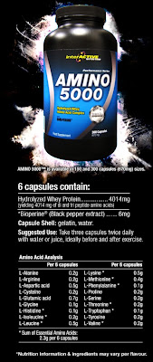 SUPLEMENTOS DEPORTIVOS: AMINO 5000 300 CAPSULAS