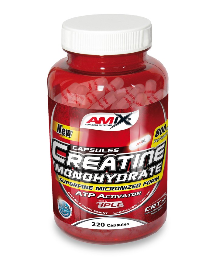 SUPLEMENTOS DEPORTIVOS: AMIX CREATINE MONOHIDRATE 220 CAPSULAS