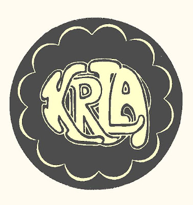 CLASSIC DJ & RADIO SCRAPBOOK: KRLA Sticker, 1967