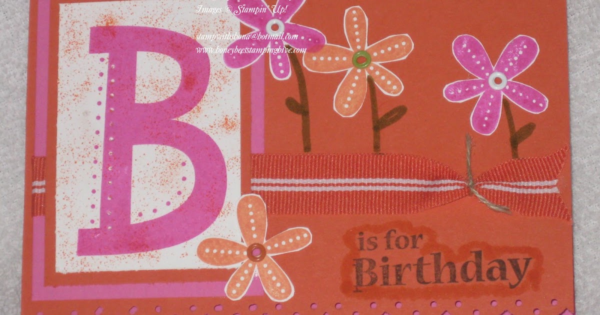 B" is for Birthday