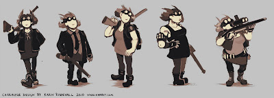 Concept Art – Character Thumbnails – Karin Rindevall's Portfolio