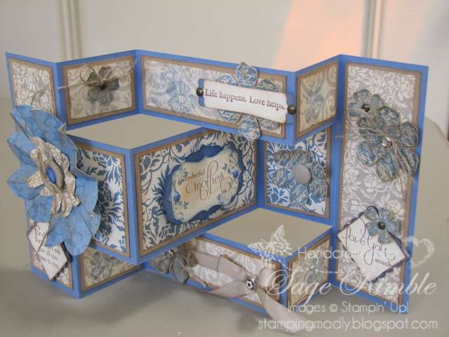 Tri-Fold Shutter Card | Stamping Madly