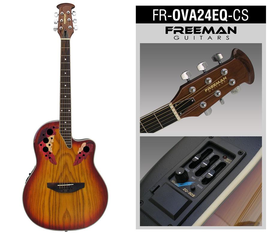 FROVA24EQ GUITARRA E/A COLOR CS FREEMAN - AUDIOGUITAR
