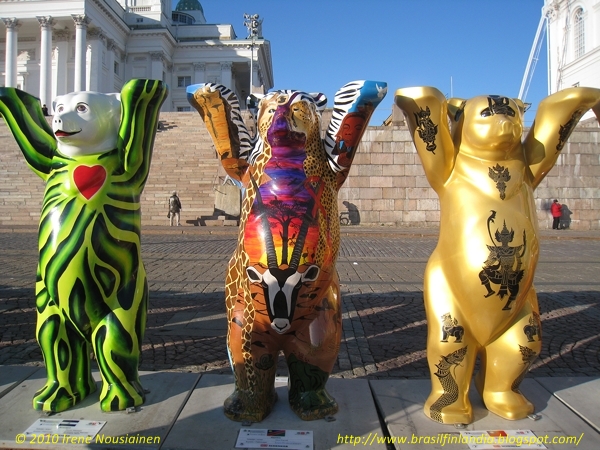 BRASIL - FINLÂNDIA: UNITED BUDDY BEARS EM HELSINKI