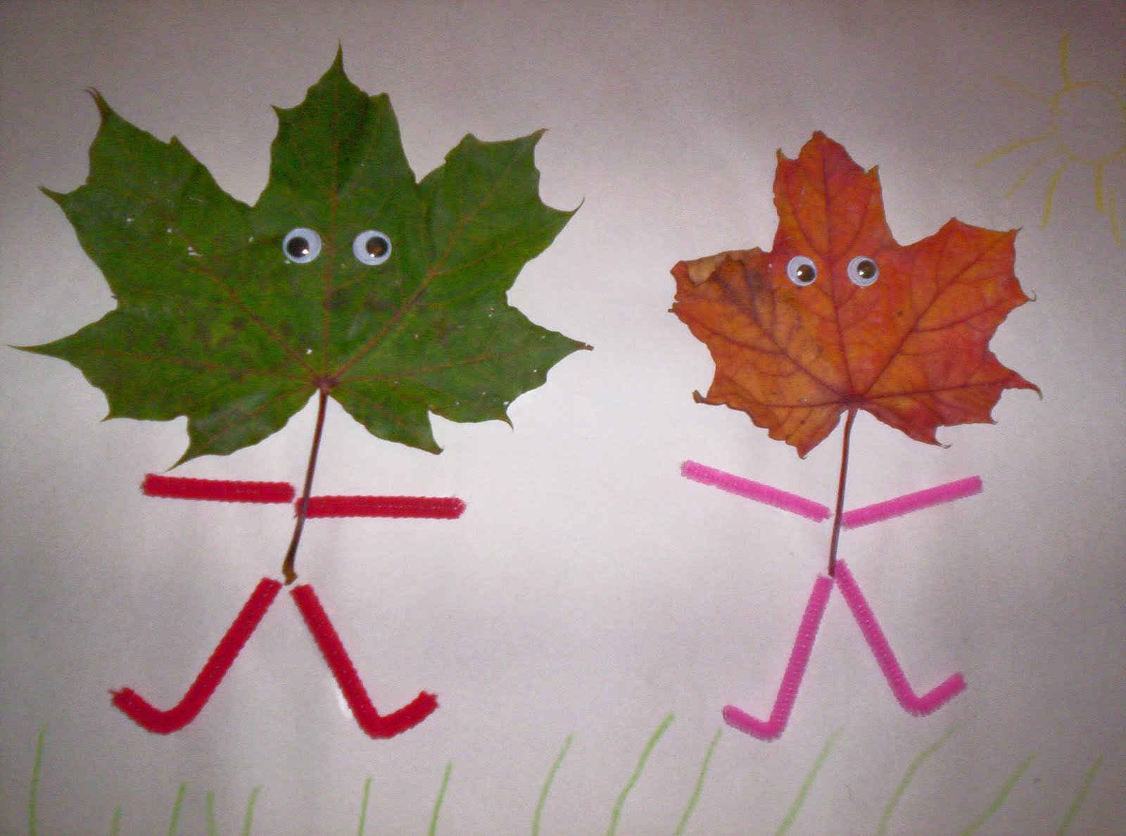 itmom: The Daily Play - Leaf People