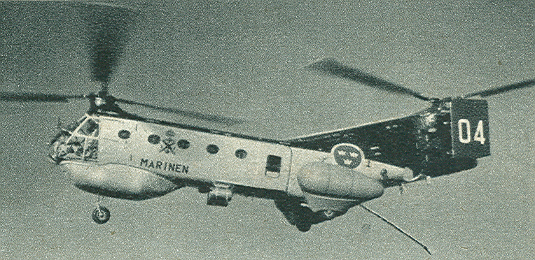 Le Piasecki Vertol H-21 C