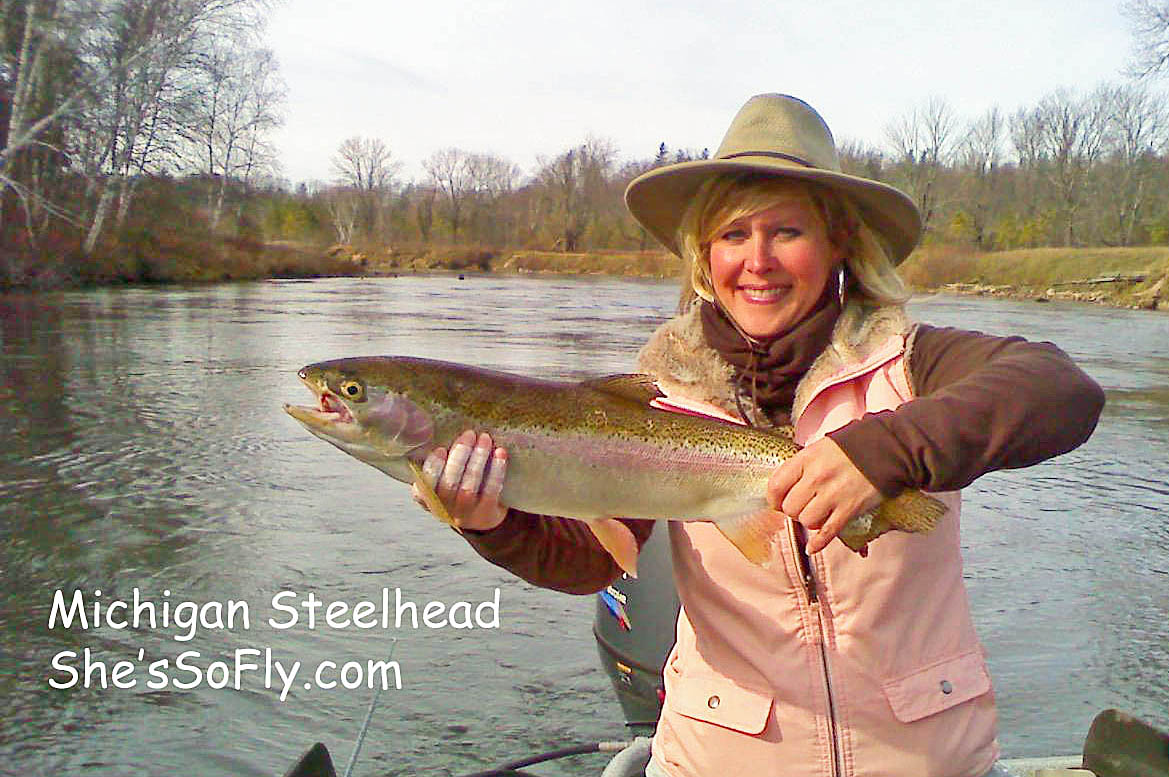 "She's So Fly" is Fly Fishing for Winter Steelhead on the Manistee ...