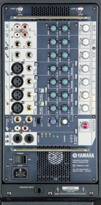 Rex and the Bass: Yamaha STAGEPAS 500 PA System