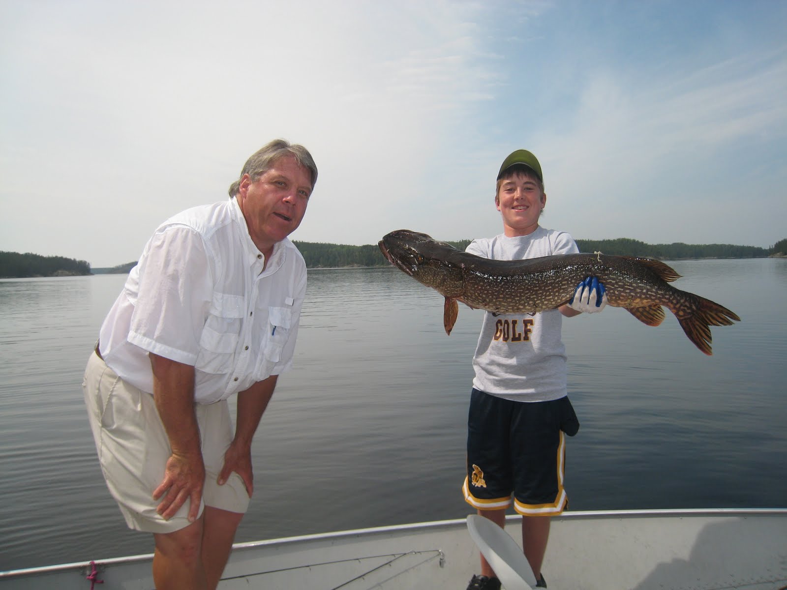 Hockey players love to fish too! | Amik Outposts