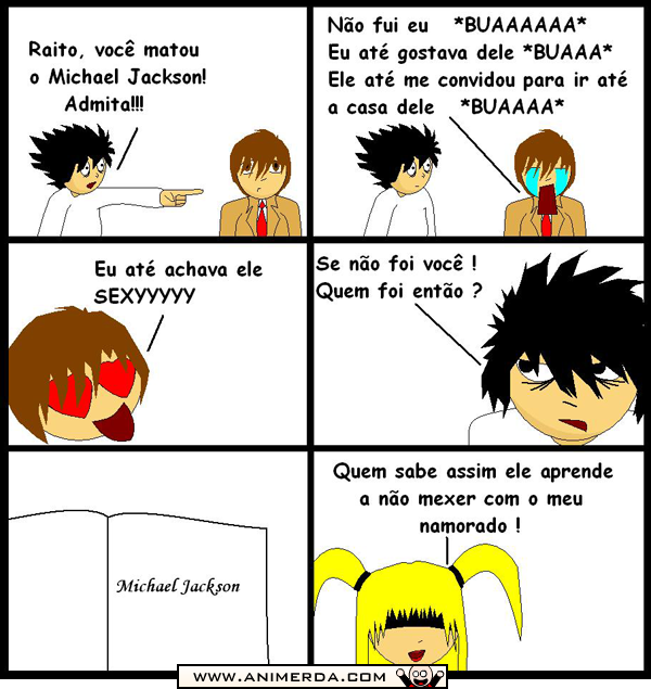 JCVB SEU ESPAÇO: death note michael jackson