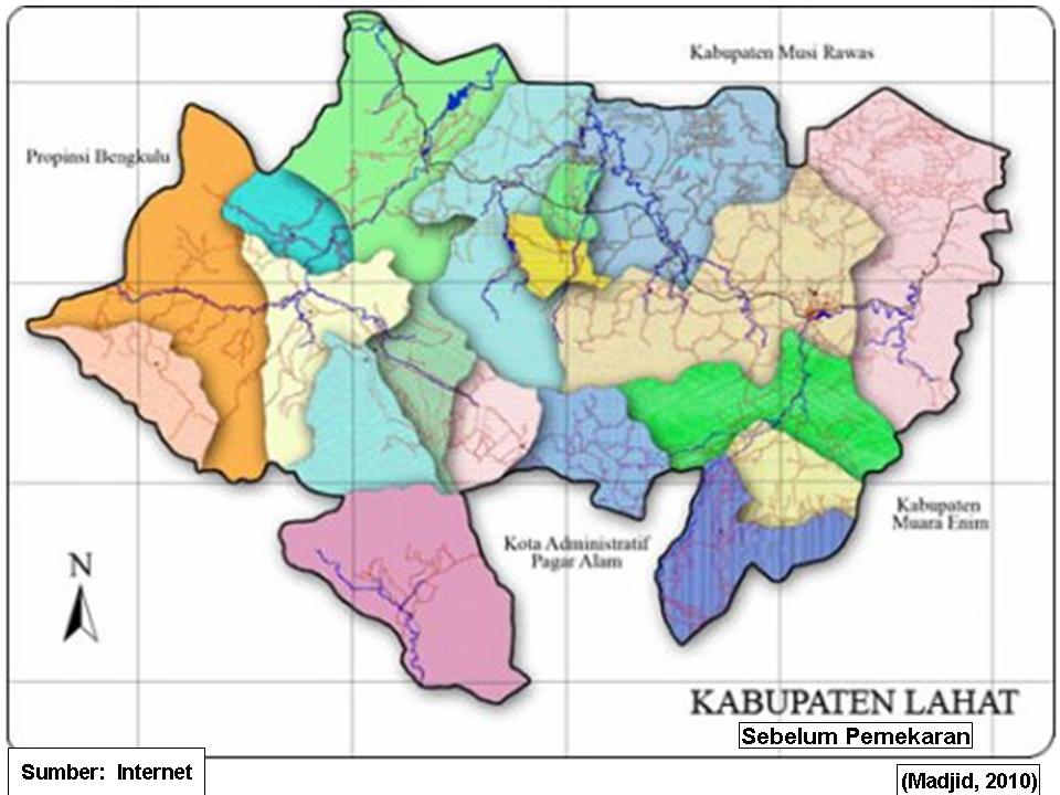 Dasar Dasar Ilmu Tanah: Peta Kabupaten Lahat 02 SP