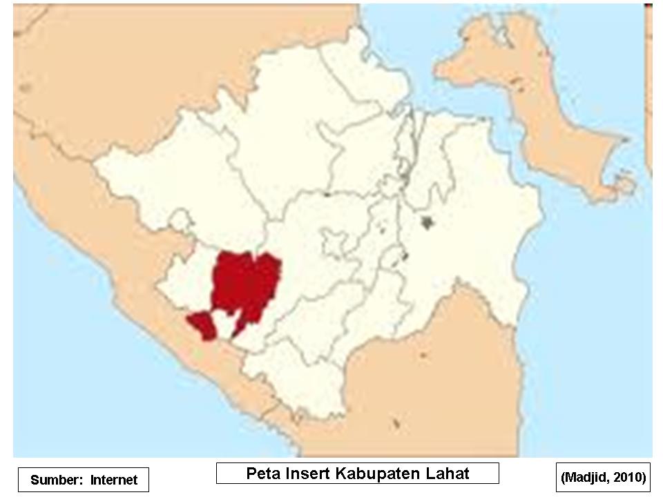 Dasar Dasar Ilmu Tanah: Peta Insert Kabupaten Lahat 02