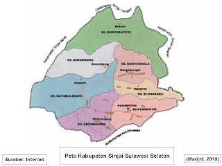 PETA DIGITAL: Peta Kabupaten Sinjai Provinsi Sulawesi Selatan
