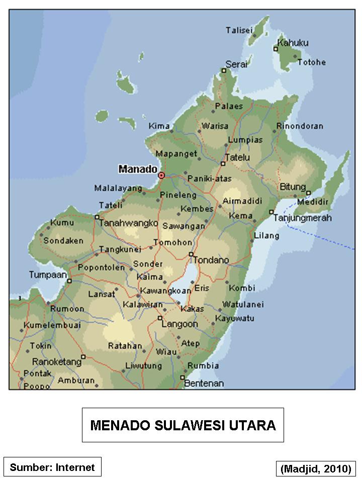 PETA DIGITAL: Menado Sulawesi Utara 02