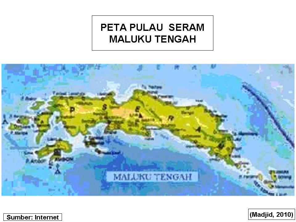 PETA DIGITAL: Peta Pulau Seram Maluku Tengah