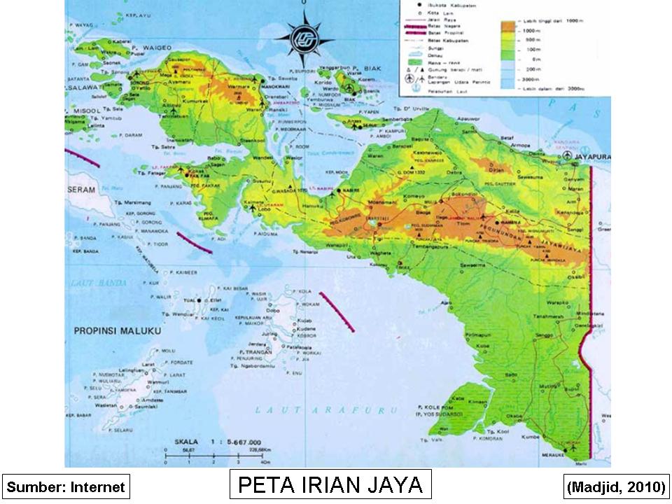 PETA DIGITAL: Peta Irian Jaya 04