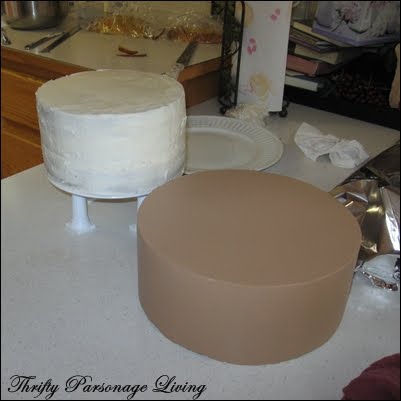 Thrifty Parsonage Living: Making Your Own Wedding Cake - Instructions
