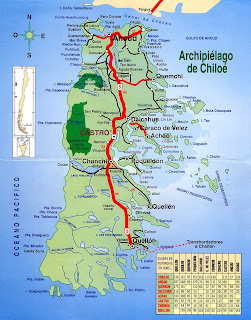 CHILOE ISLAND: Map