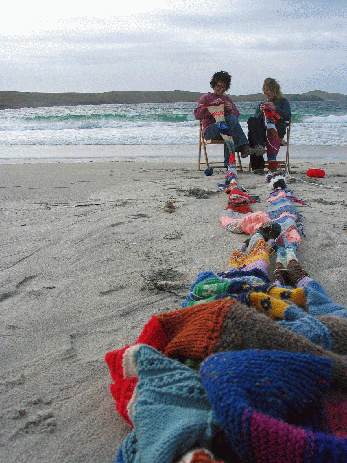 Donna Smith Designs: The Muckle Gravit (i.e the really long scarf)