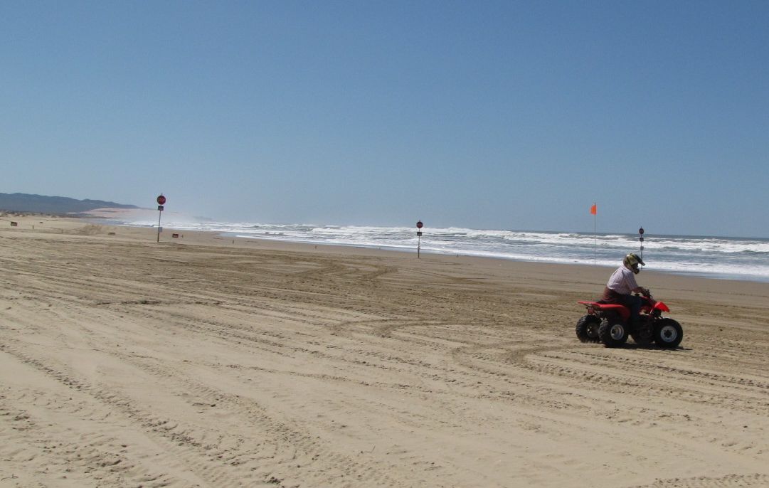 Mountain Green Messenger: Riding ATVs at Pismo Beach