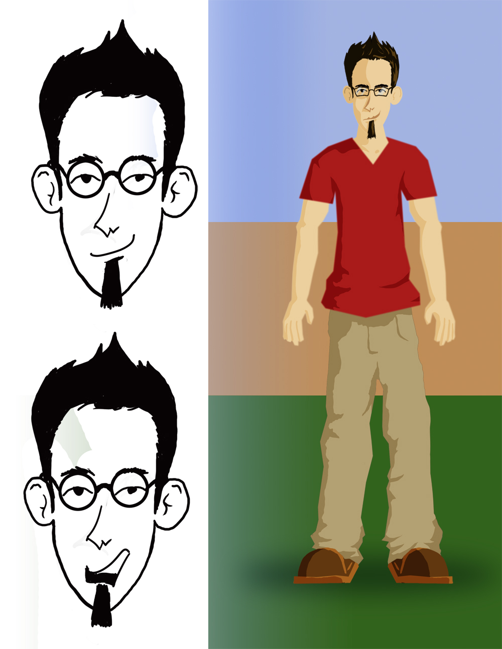 Jason's Art Blog: Dad Character Design