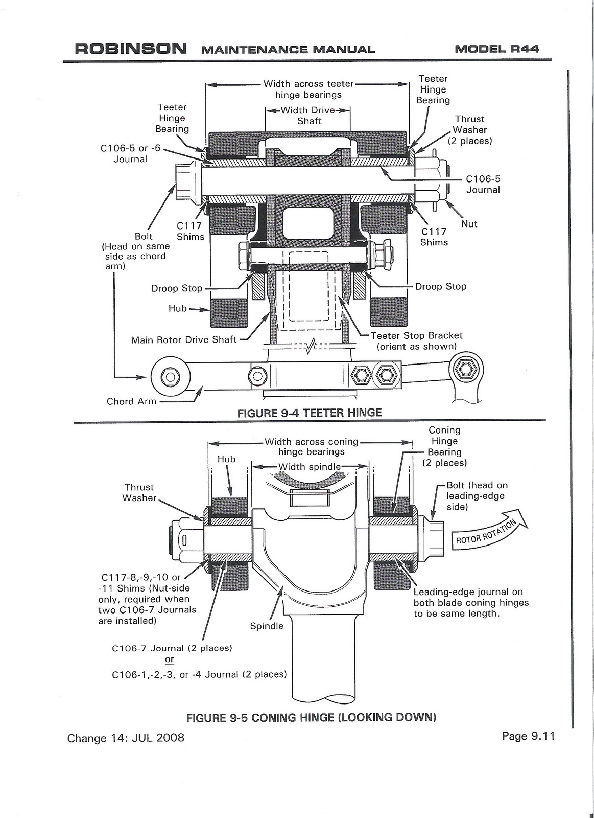 Drawings Robinson R44 helicopter