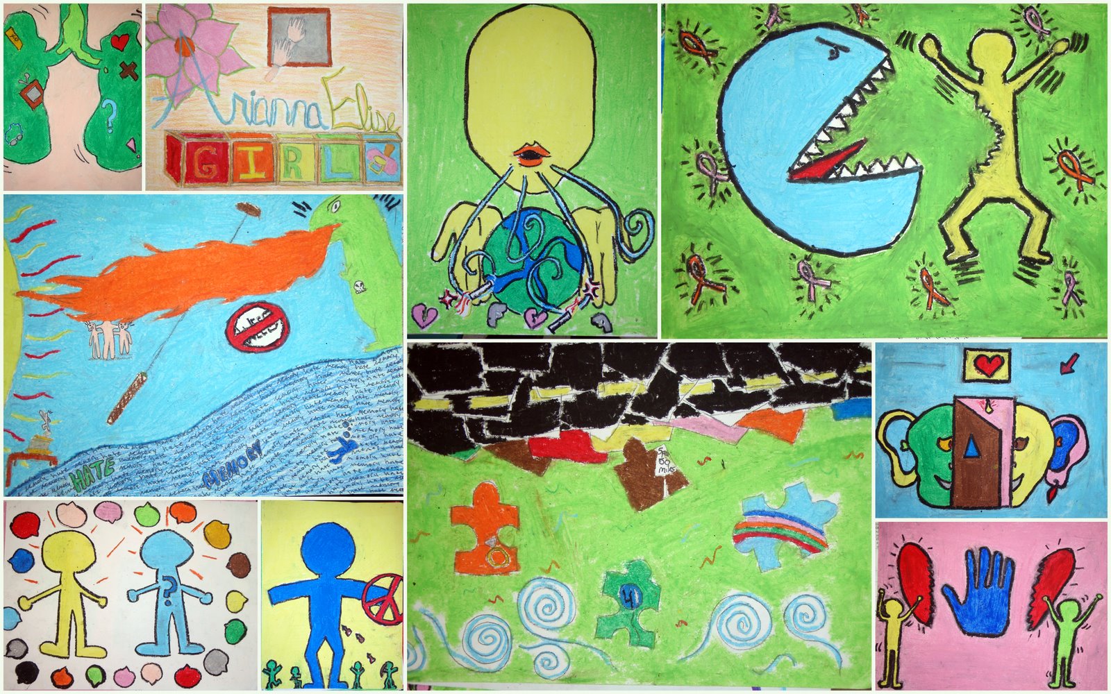 Mrs. G's Art Class: Pop Art inspired by Keith Haring
