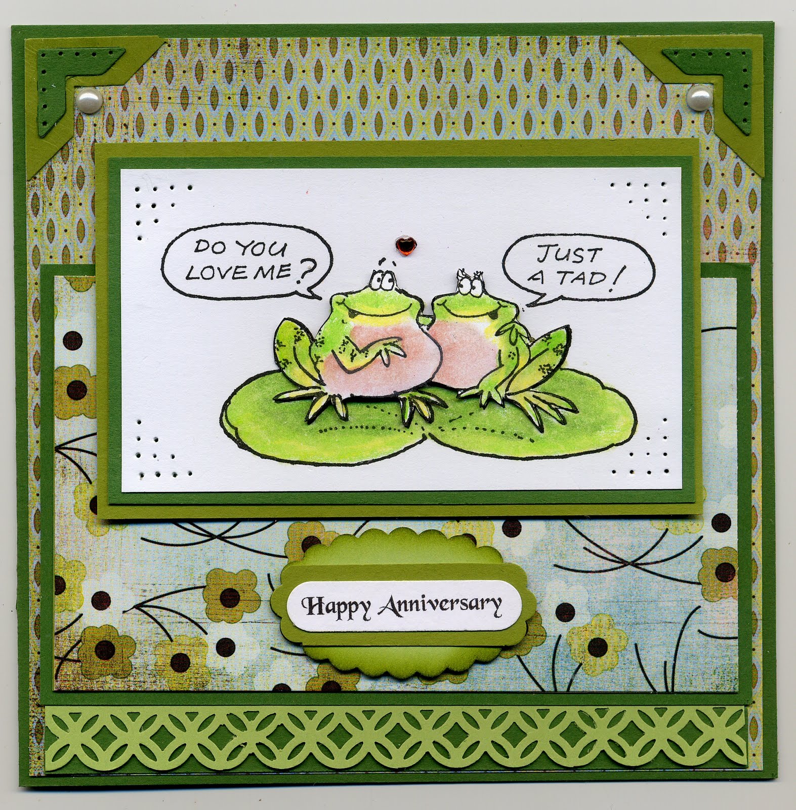 Stamps and Paper: Anniversary Frogs....