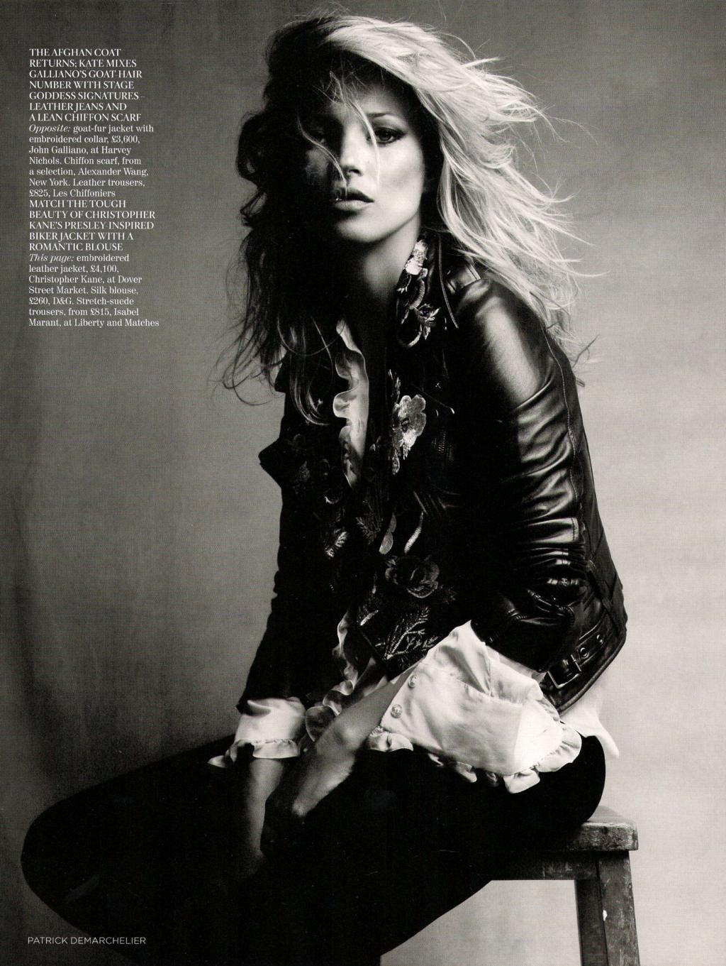 Stylishly Chic Vogue Uk September 2010 Kate Moss