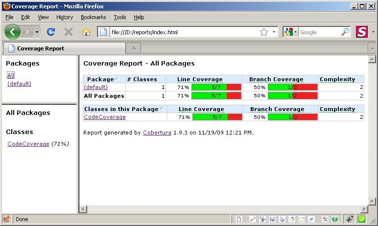 Code Coverage with Cobertura. | Gaurang Shah about Automation