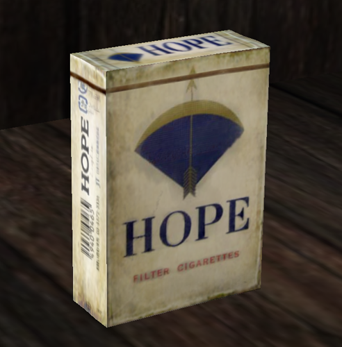 Shop N326. Second life: CHERRY & JPS cigarette box