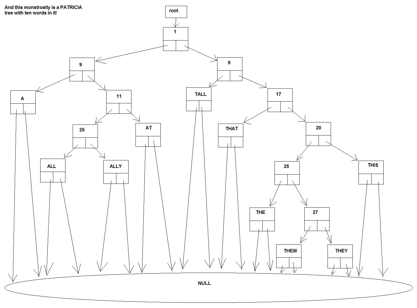 Computer Science for the Slothful: Lesson 10. PATRICIA trees