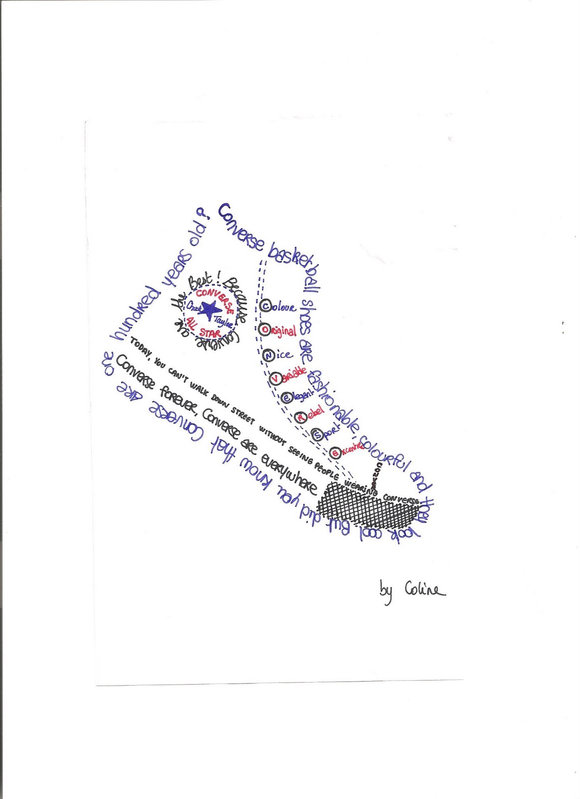 English at VB: Calligrams...