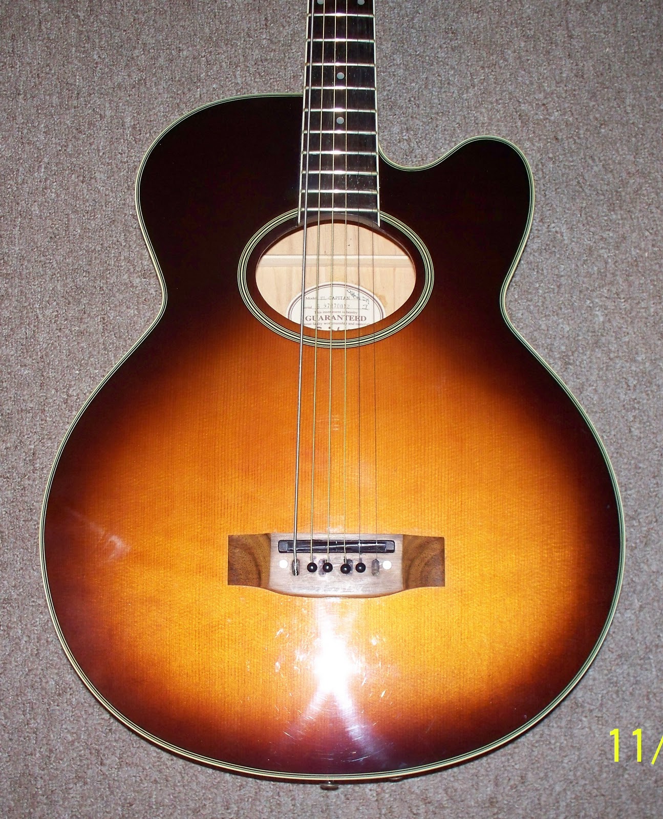 Terry's Baris - terrysbaris@gmail.com: Epiphone El Capitan