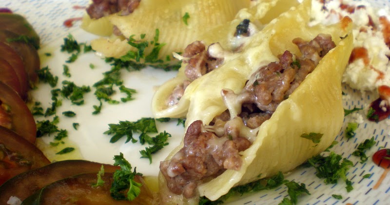 Entra en mi Cocina: Conchas de pasta rellenas / Coquilles de pâte farcies