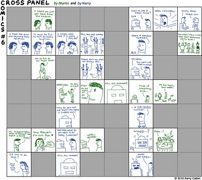 Kerry Callen's Blog!: Cross Panel Comics #6