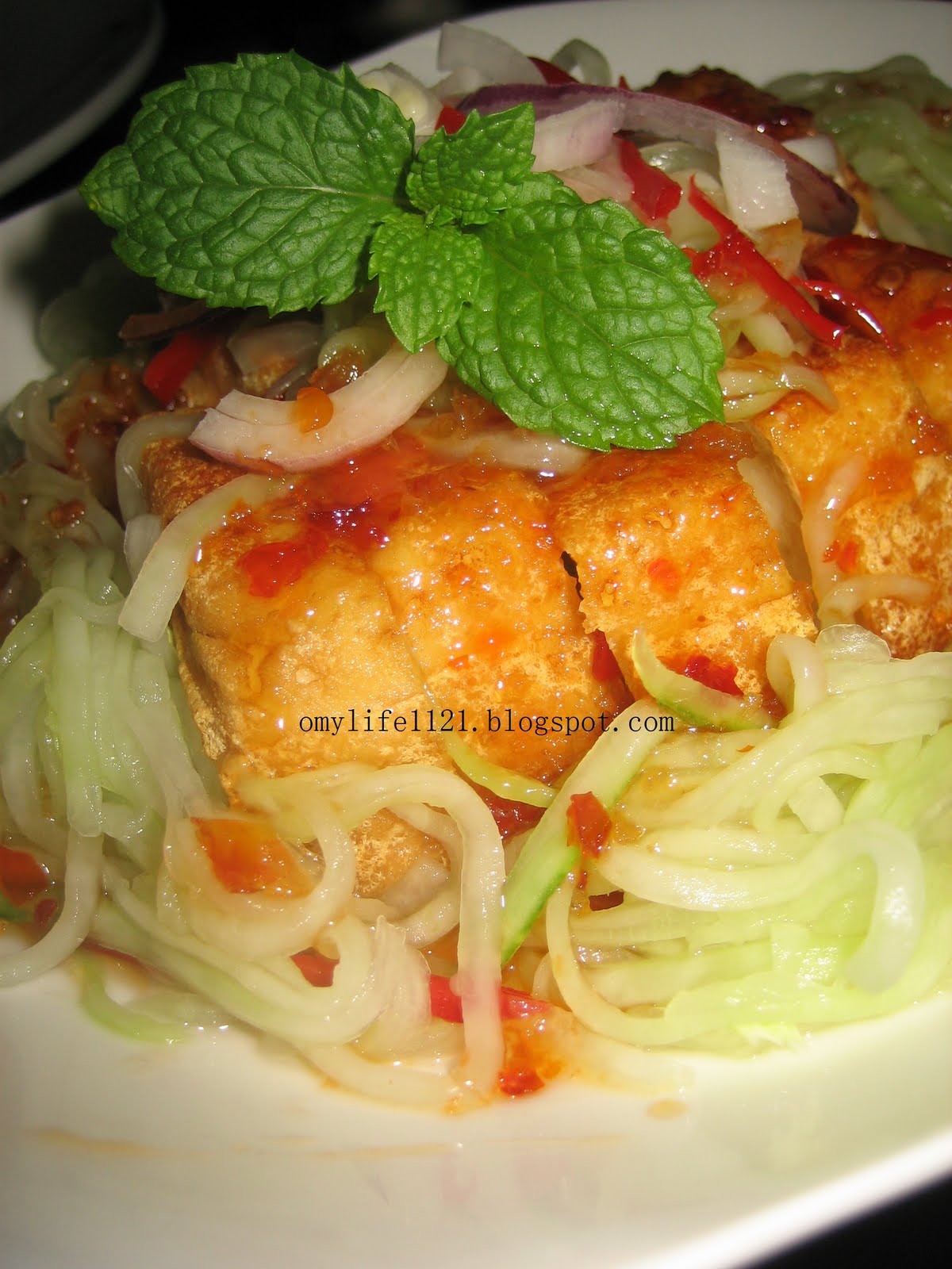 omylife - 我生活，我煮意: 泰精彩- 泰式炸豆腐 Thai style Fried Tafu