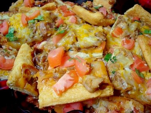 Aloha BBQ Chicken Pizza Squares - What's Cookin, Chicago