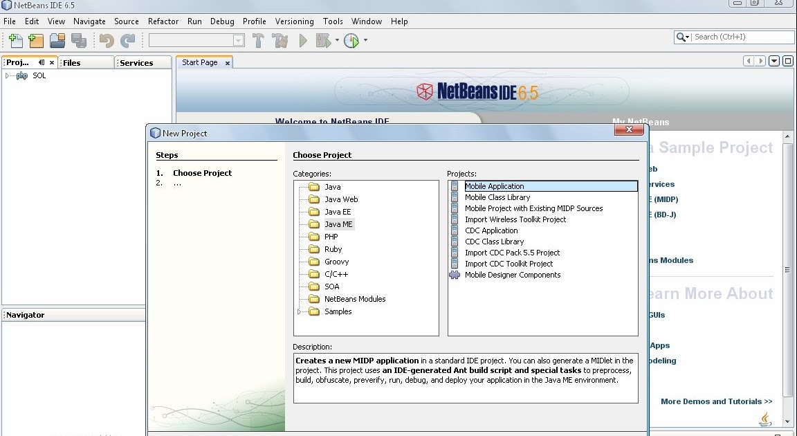 Crear Una Aplicacion Para Celulares Con Java Me Y Netbeans