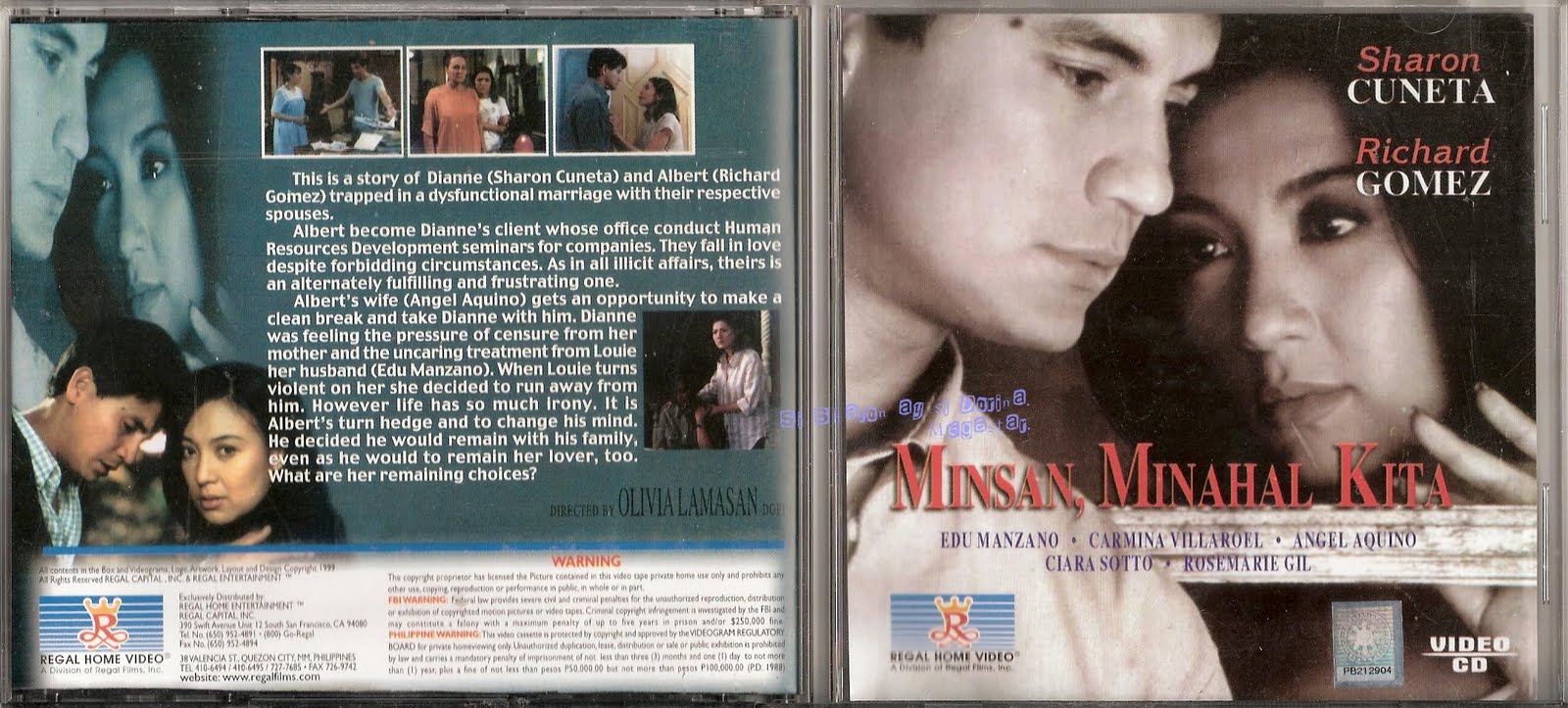 Minsan, Minahal Kita First-Pressed VCD