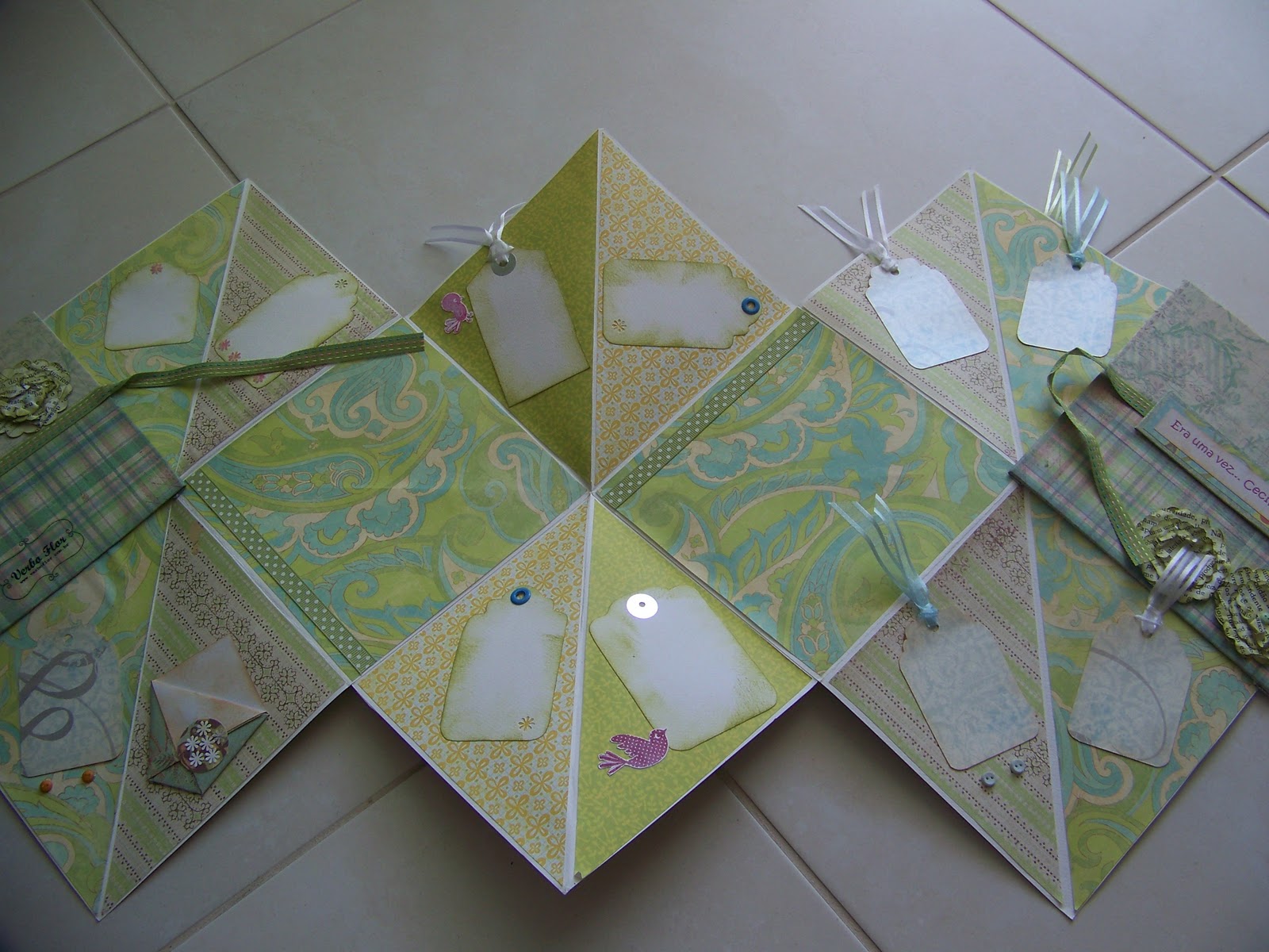 Scrapbook Art Boutique de Papel: Mini album de Origami