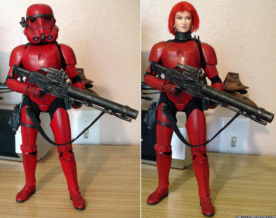 Femtroopers. Red trooper