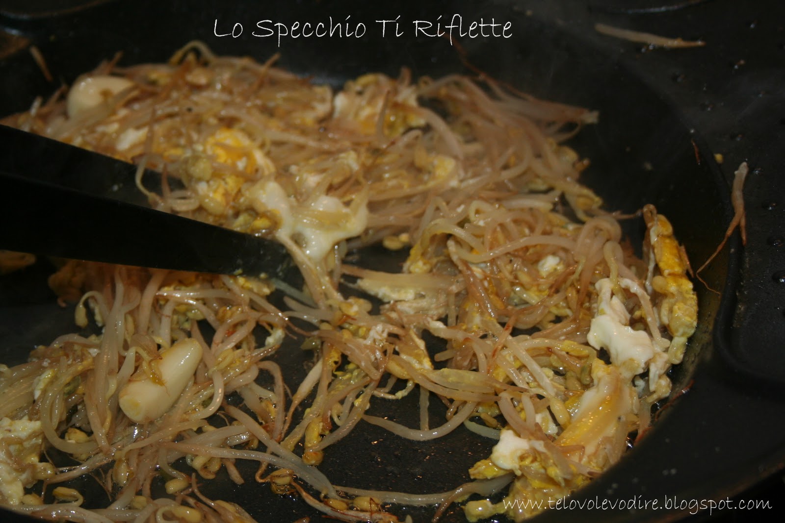 La zucca capricciosa: Riso saltato con germogli di soia