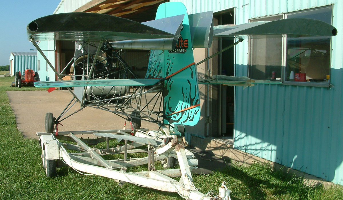 Standard Pilot Blog: A great trailer for hauling an ultralight aircraft